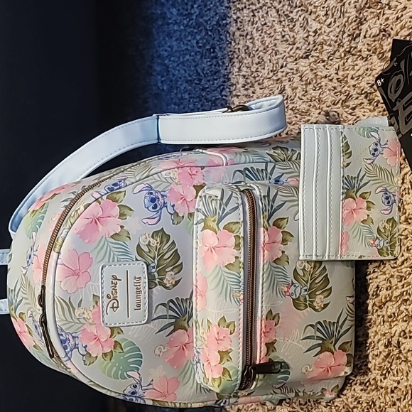 Loungefly | Bags | Stitchscrmpdcks Tropical Loungefly Mini Backpack ...